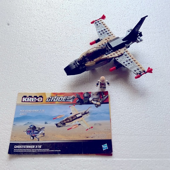 Kre-O | Toys | Kreo Gijoe Retired Jet Blocks And Figurine | Poshmark